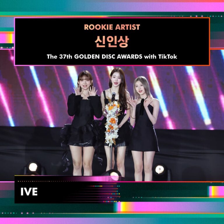 第 37 屆金唱片獲獎名單！防彈少年團 4 冠、IVE 3 冠，成為男女團大贏家 - LUVKPOP