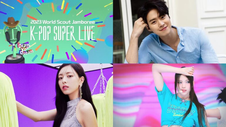 《K-POP Super Live》共 19 組團體參與演出，孔明、ITZY 有娜、NewJeans Hyein 擔任 MC - LUVKPOP
