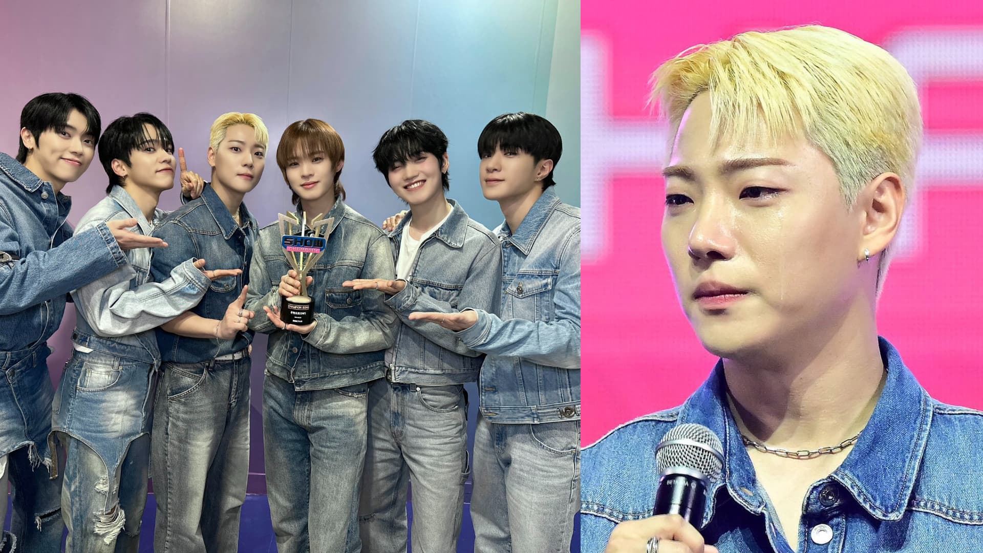 ONF 出道 8 年奪《冠軍秀》初一位！成員哭出淚痕掀討論，網友集氣盼三大台有好結果 - LUVKPOP