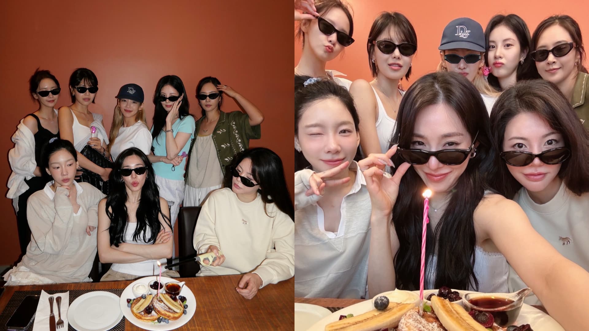 18 週年不散！少女時代齊聚為 Tiffany 慶生，全員戴墨鏡俏皮同框 - LUVKPOP